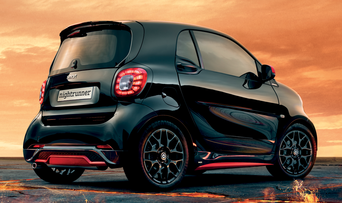 Nuova smart fortwo nightrunner
