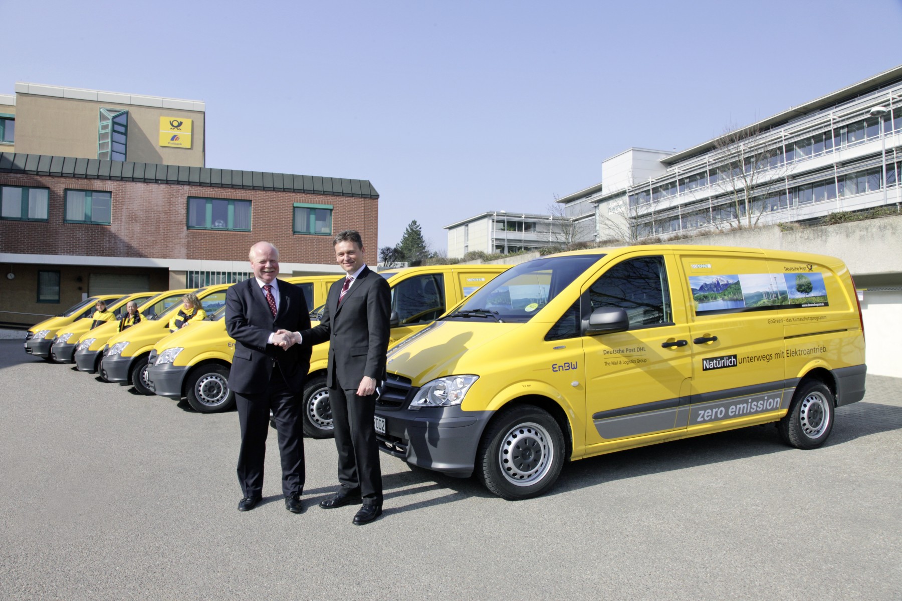 Deutsche Post utilizza la più grande flotta di Mercedes-Benz Vito E-CELL