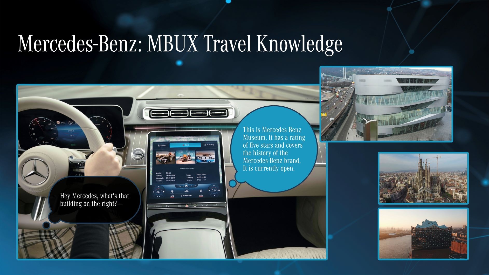 CES 2021: Mercedes-Benz presenta l’MBUX Hyperscreen
