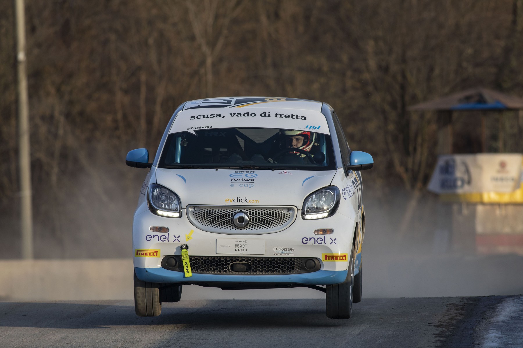 Le smart e-cup presenti al WRC Sardegna con ACI Sport