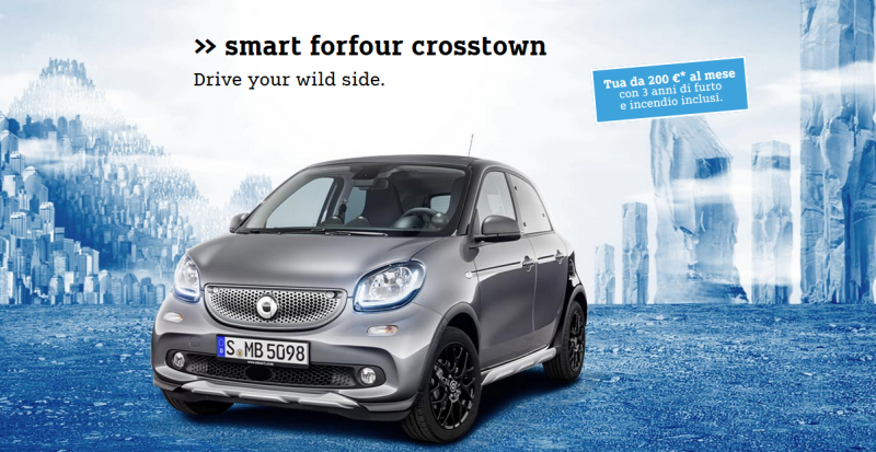 forfour crosstown è su smartFORstore.it