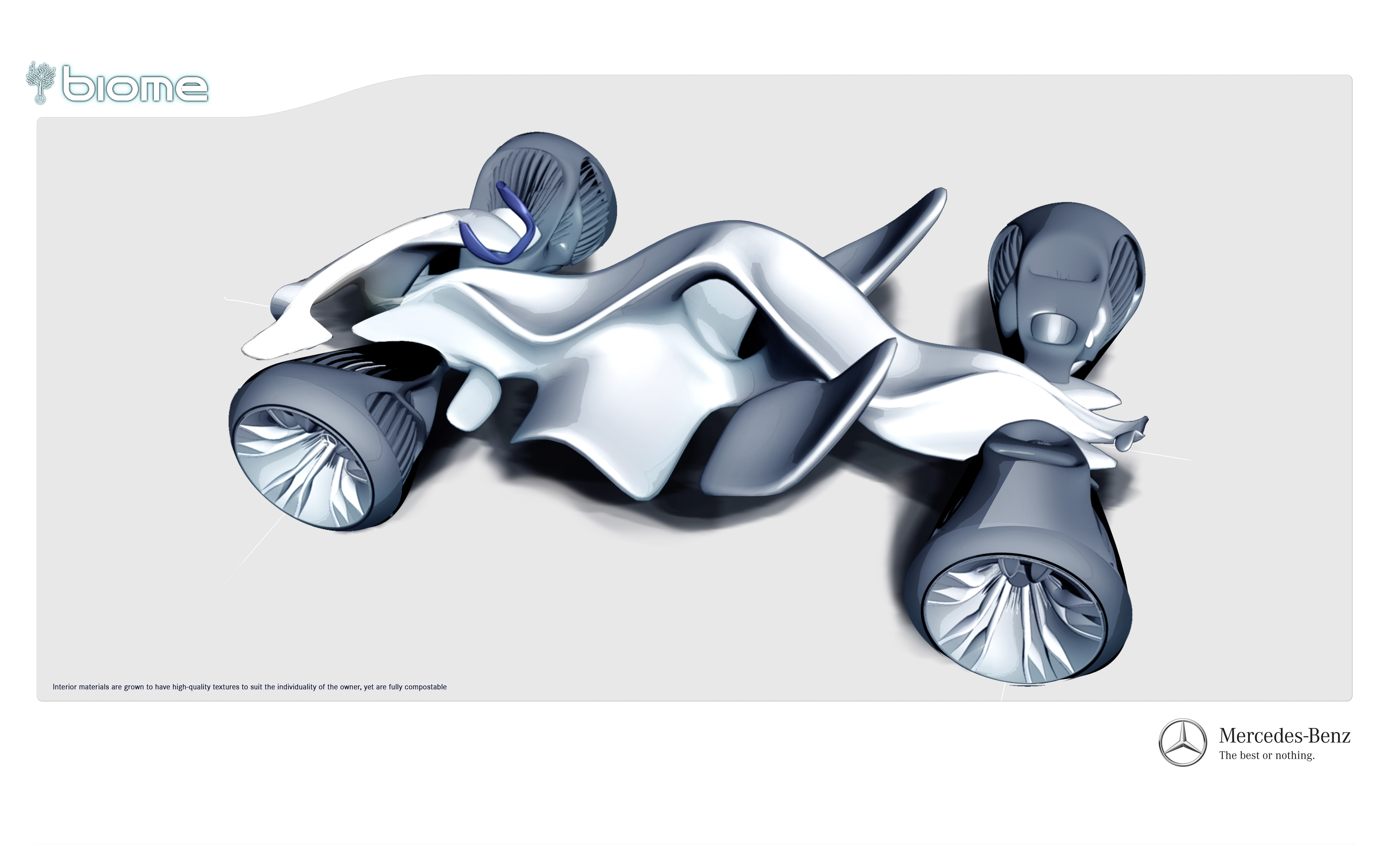 Mercedes-Benz BIOME: una vettura ad impatto zero per l'ecosistema
