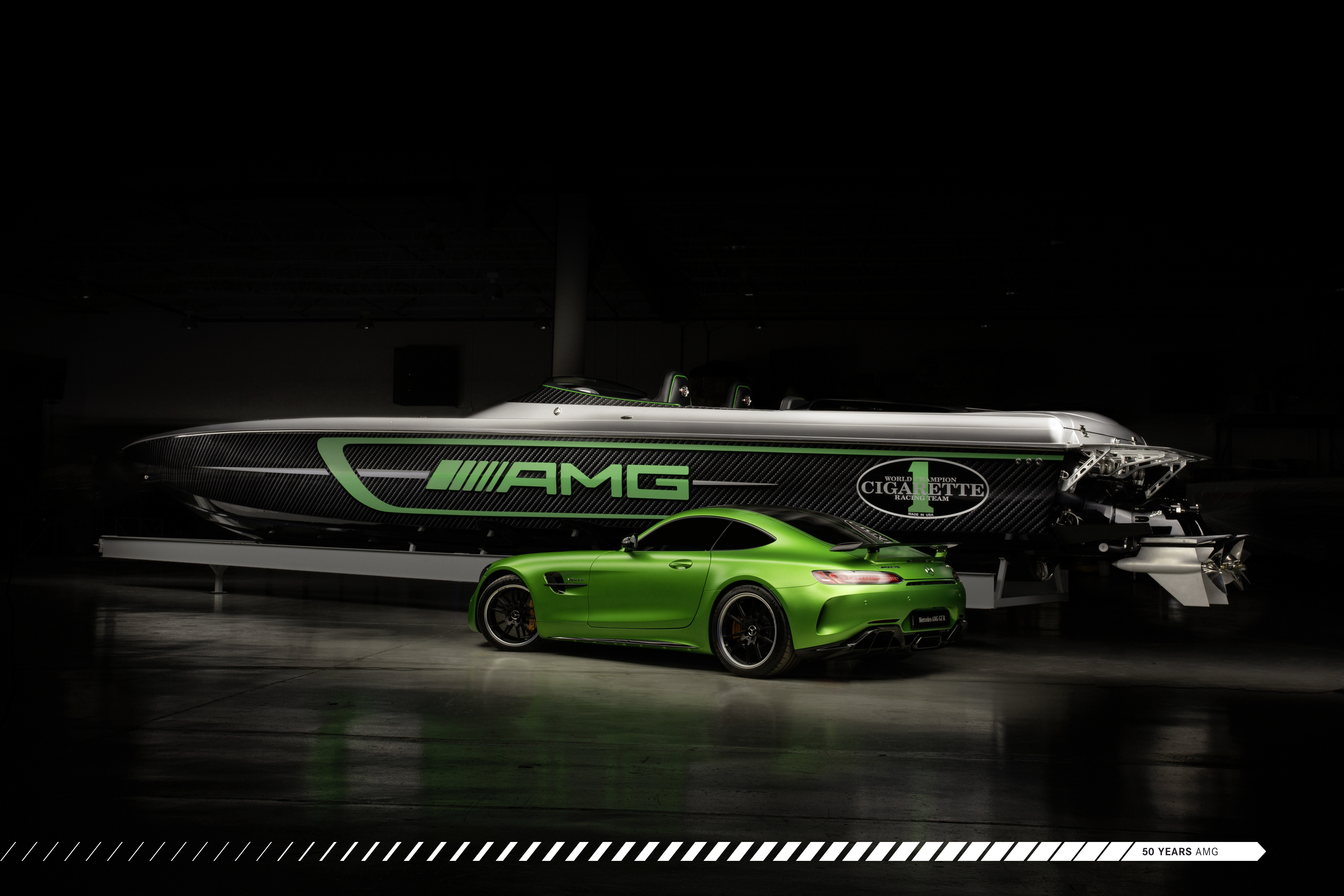 Mercedes-AMG and Cigarette Racing celebrate 10 years of collaboration