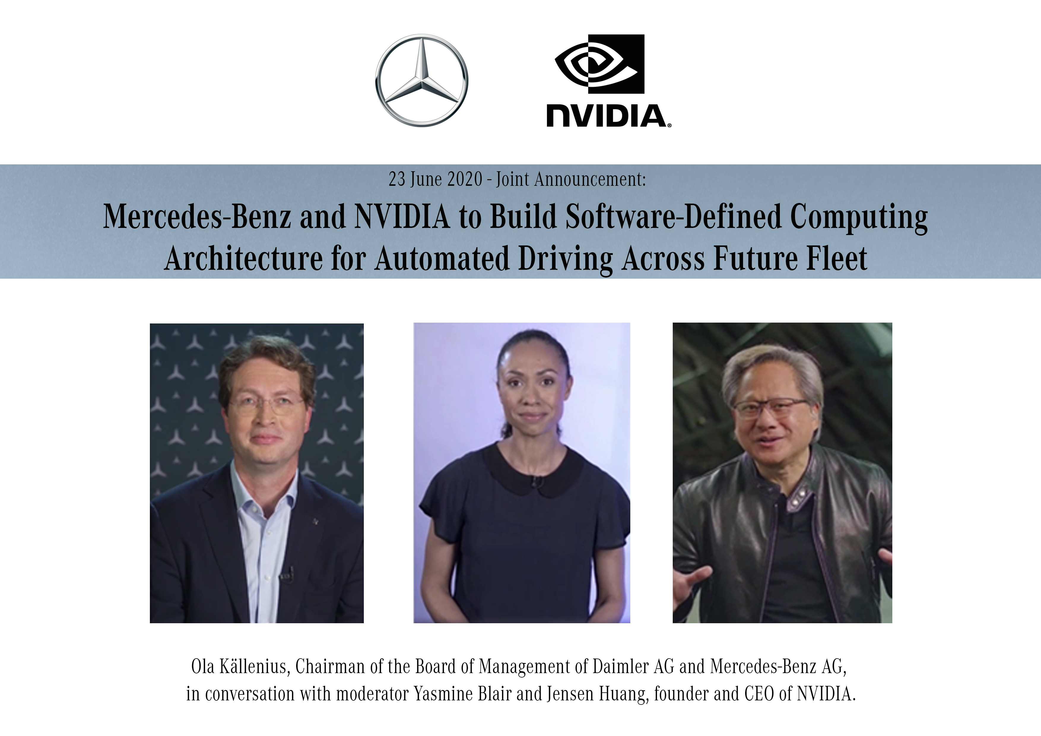 Mercedes-Benz and NVIDIA to Build Software-Defined Computing ...