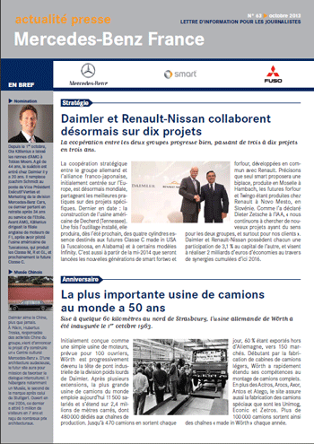 La lettre d'information de Mercedes-Benz France d' OCTOBRE 2013 est en ...