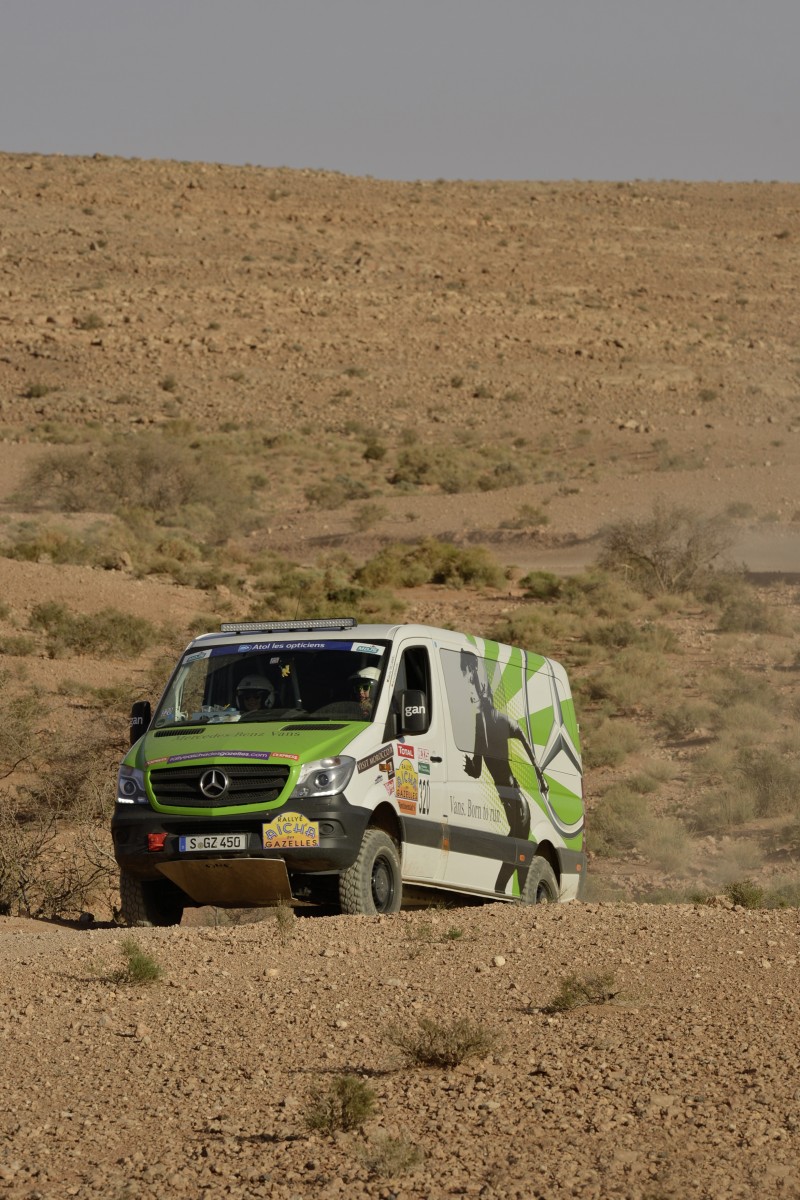 Le nouveau Sprinter 4x4 remporte le 24e Rallye des Gazelles