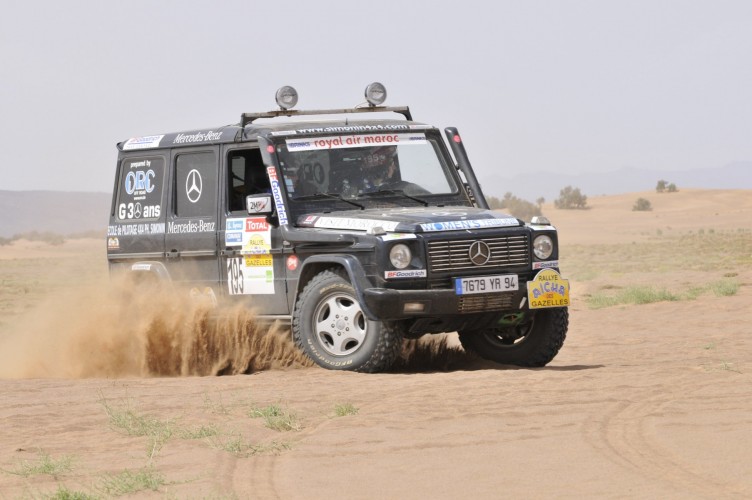 Un Mercedes-Benz Classe G500 sur la prochaine édition du Rallye Aïcha ...