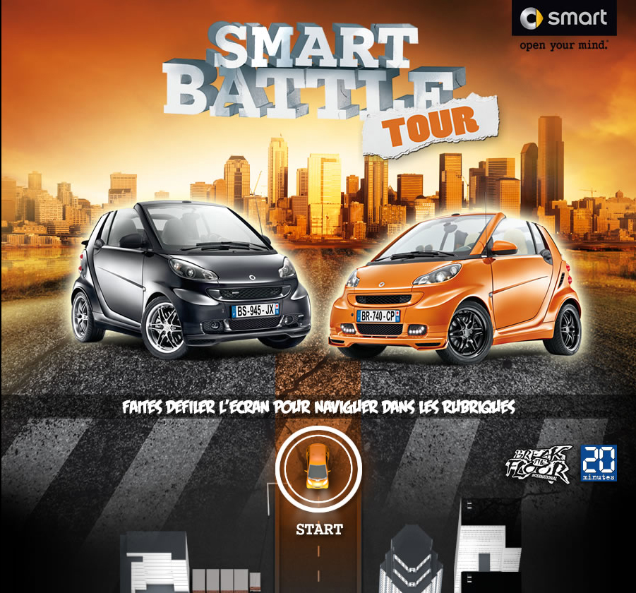 smart battle tour : smart au cœur des villes