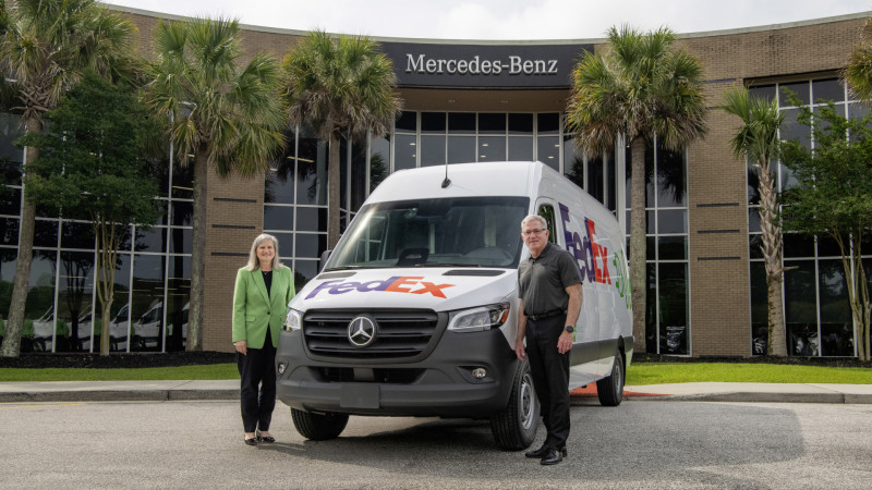 5 millionième Sprinter : un eSprinter livré à FedEx aux USA