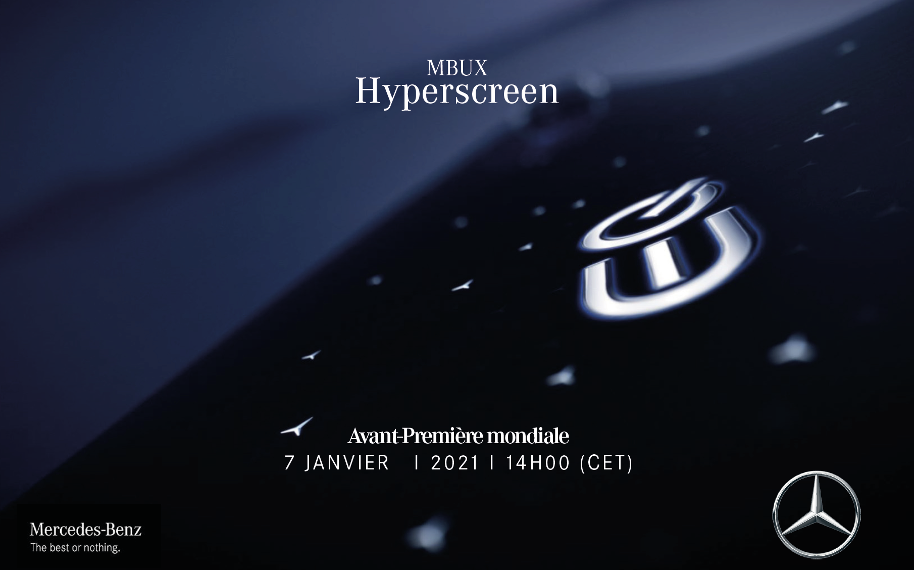 Un début d'année impressionnant : Mercedes-Benz dévoile l'Hyperscreen MBUX