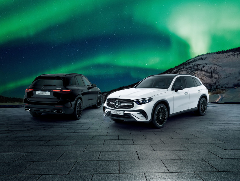 「GLC 220 d 4MATIC Edition Black Stars(ISG搭載モデル)」、 「GLC 220 d 4MATIC ...