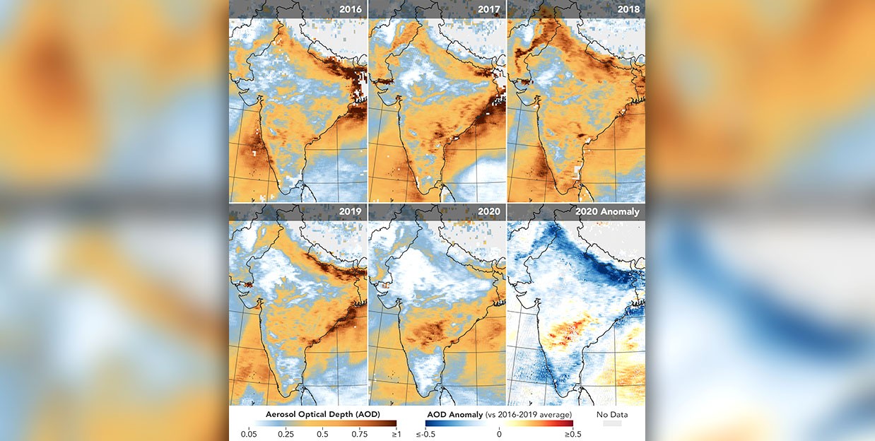 USRA's Pawan Gupta's recent work published by NASA Earth Observatory