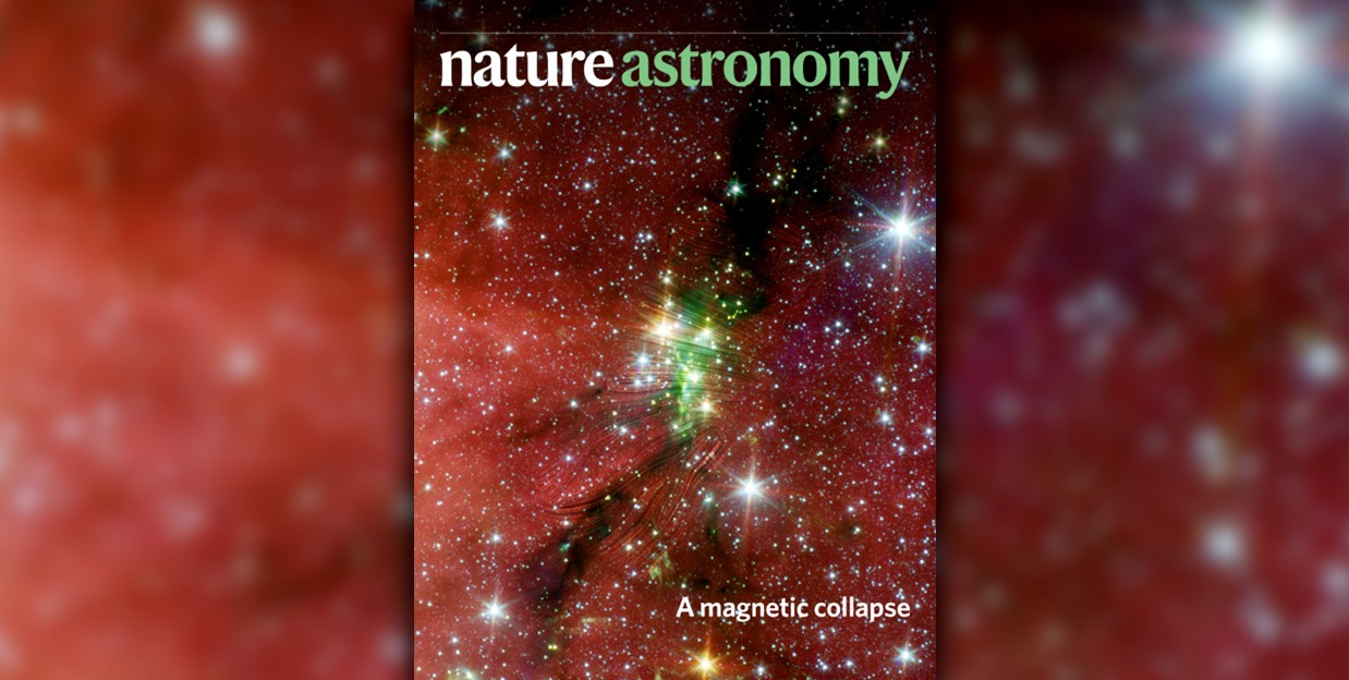 SOFIA Science Result Featured on Cover of Nature Astronomy