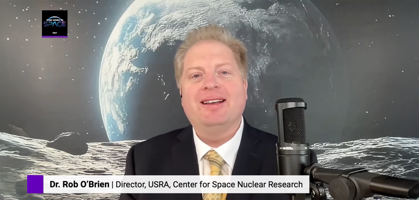 USRA's Rob O'Brien on "This Week in Space"