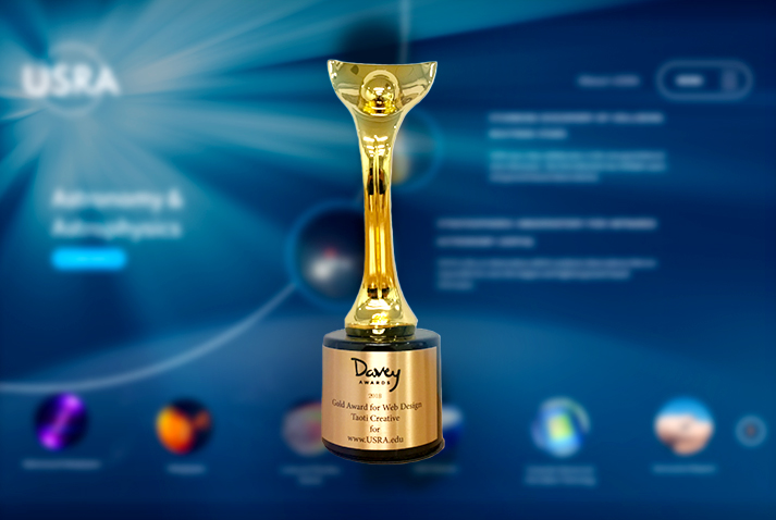 USRA Corporate Website Wins the Davey Award