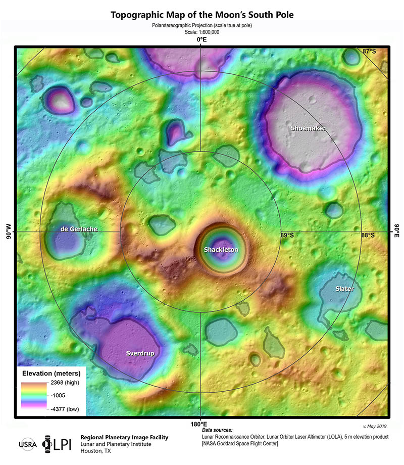 The LPI’s Lunar South Pole Atlas — A New Online Reference for Mission ...