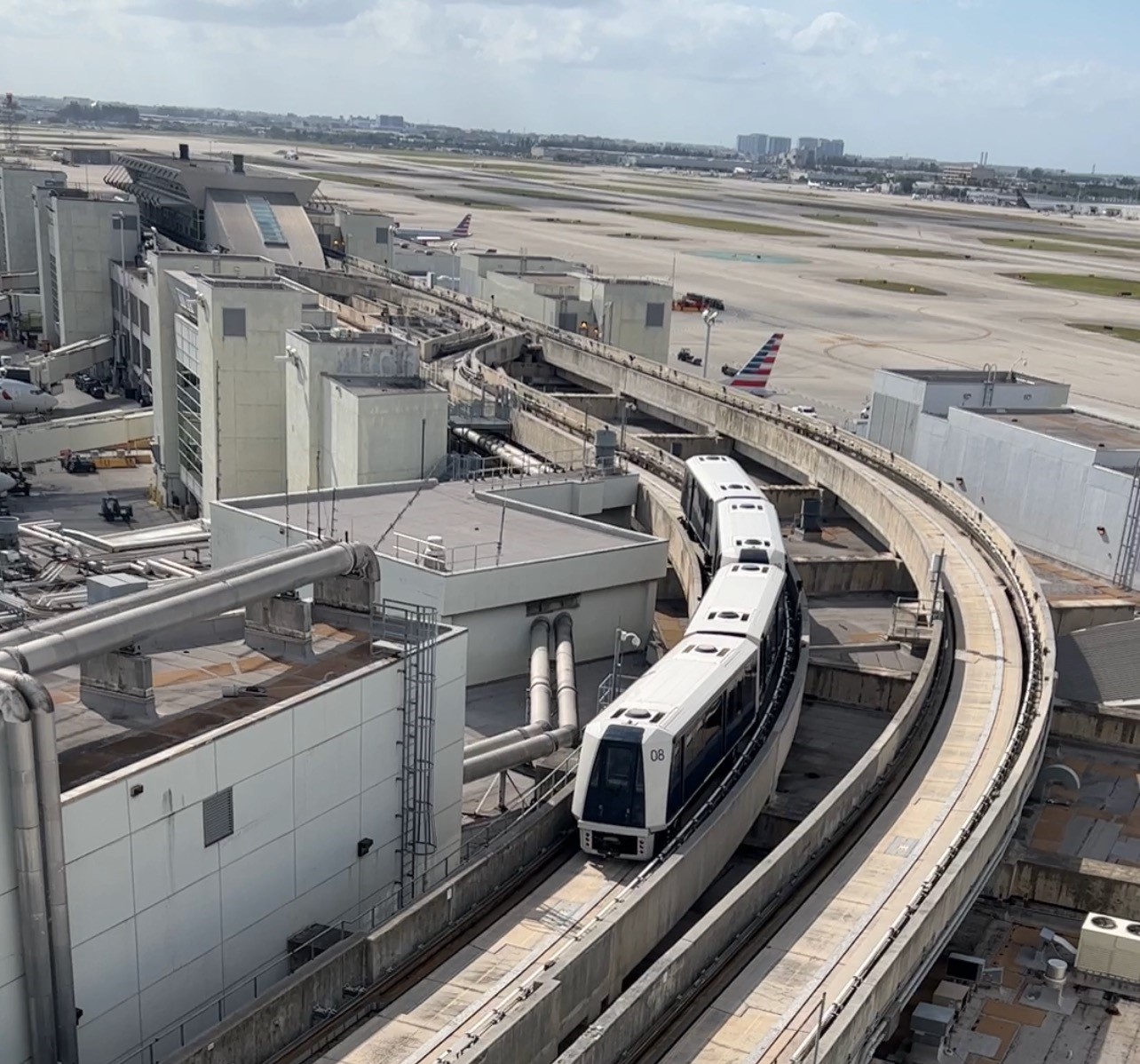 Miami International Airport's Concourse D Skytrain resumes operations