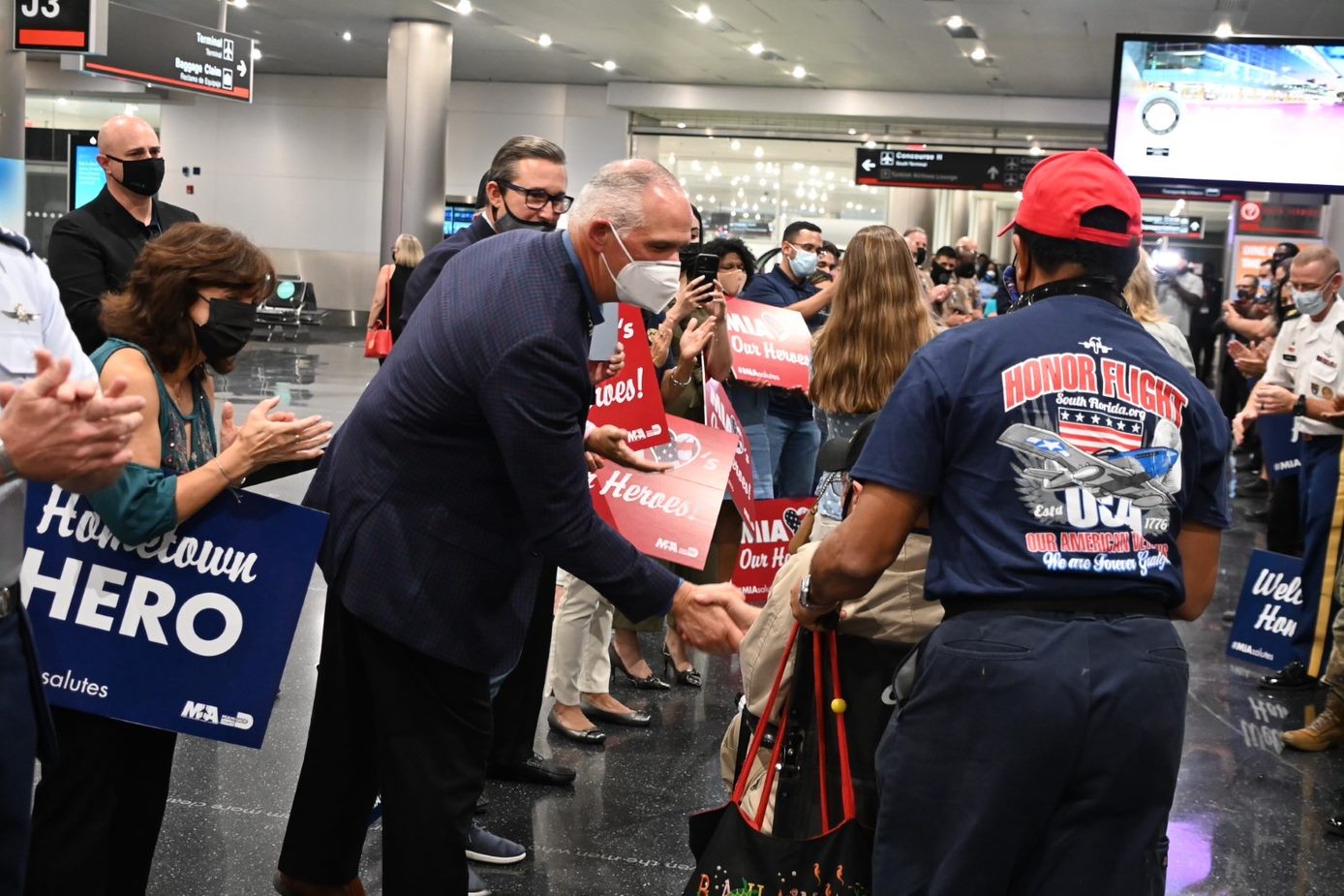 From left: Ralph Cutie, MIA Director & CEO and, Senator Rene Garcia ...