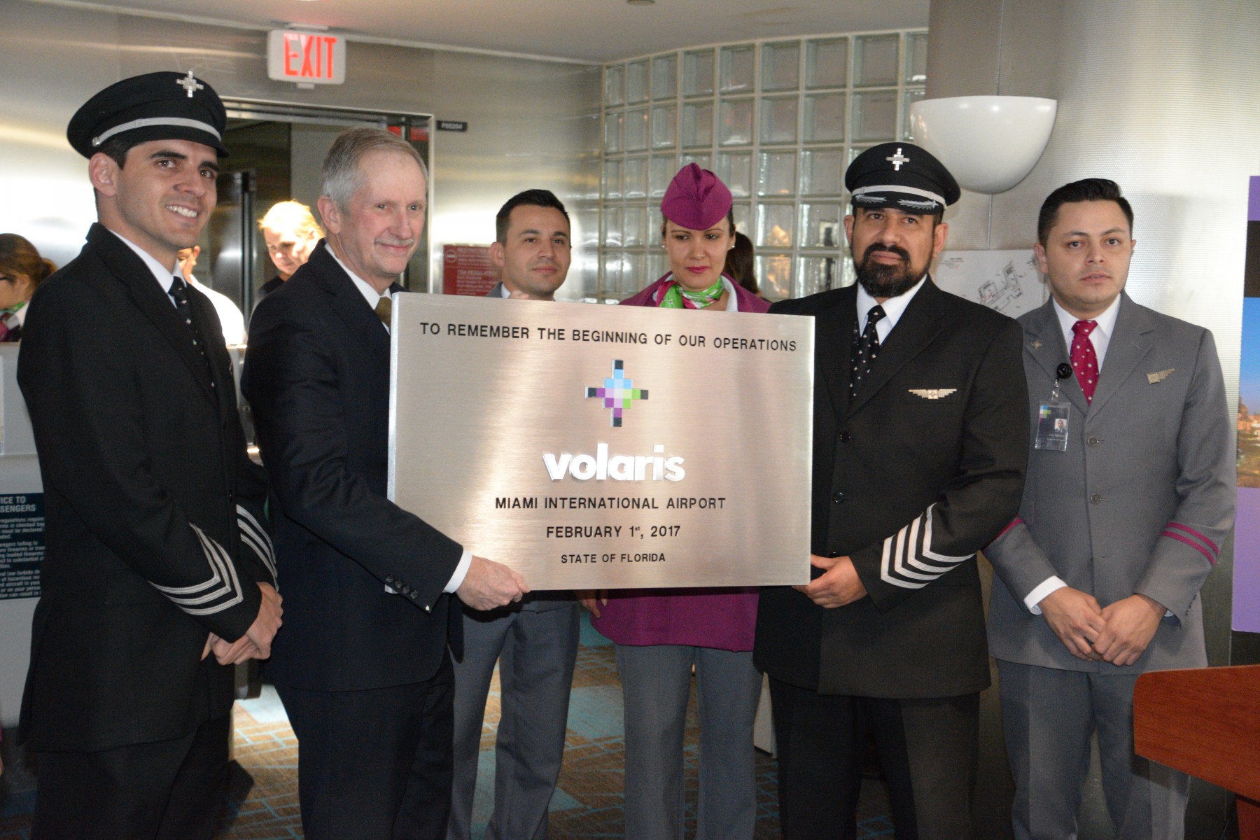 MIA WELCOMES INAUGURAL FLIGHT BY VOLARIS