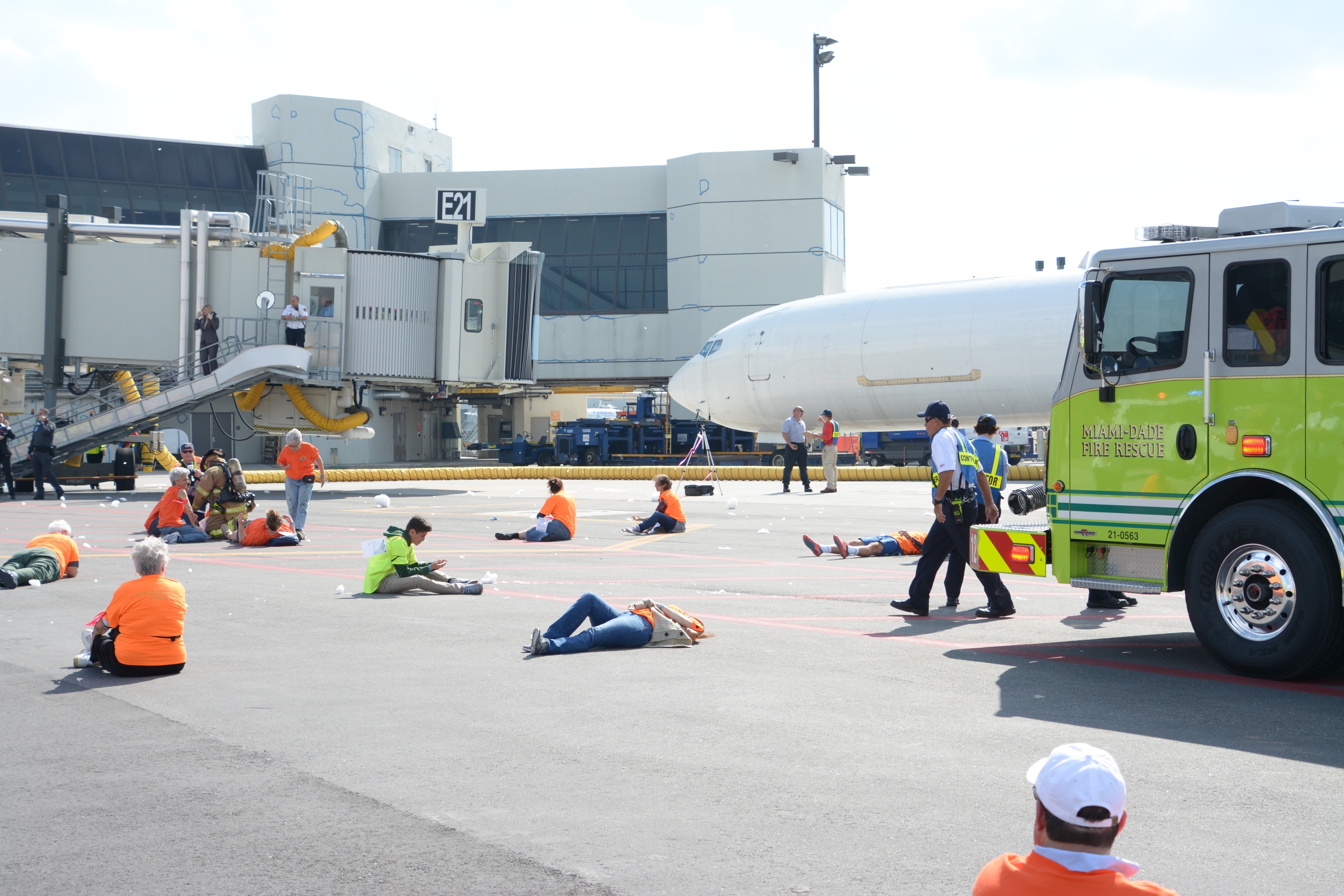 MIA HOSTS SUCCESSFUL FULL-SCALE EMERGENCY DRILL