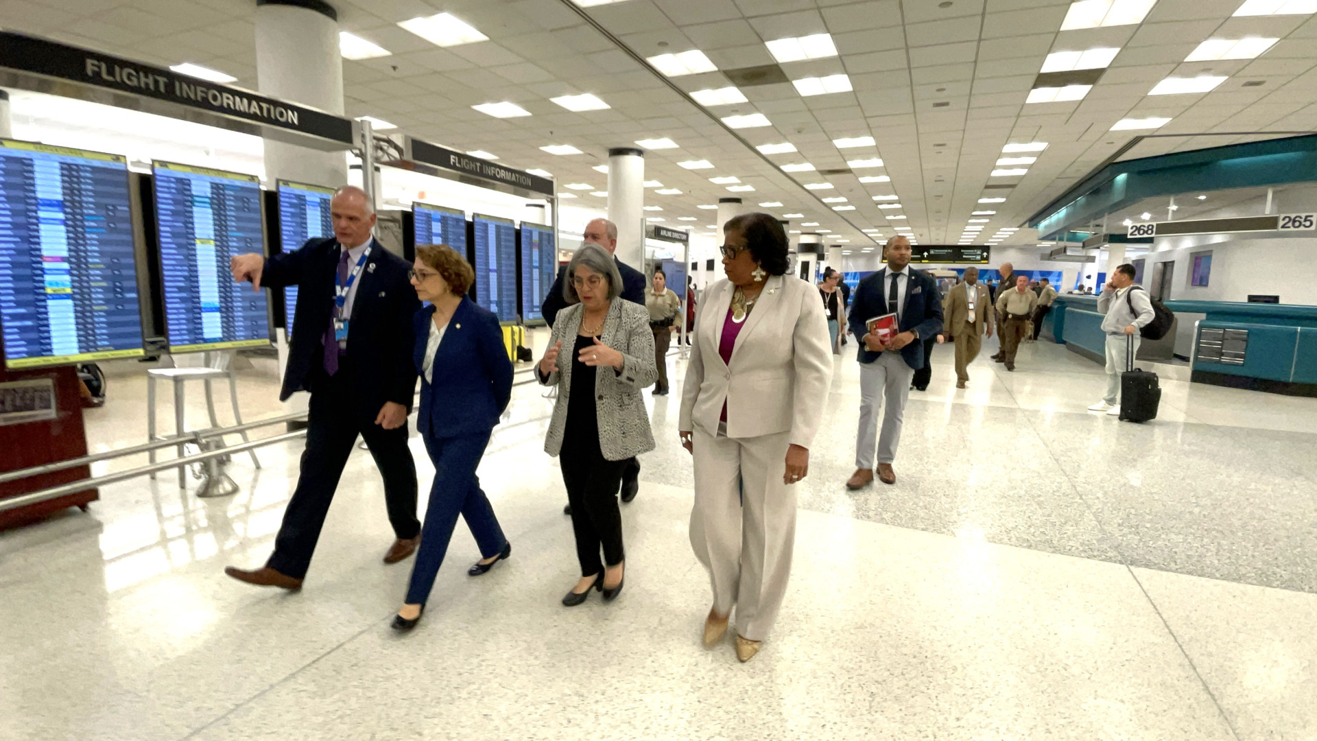 U.S. DOT Deputy Secretary visits MIA to celebrate major investment