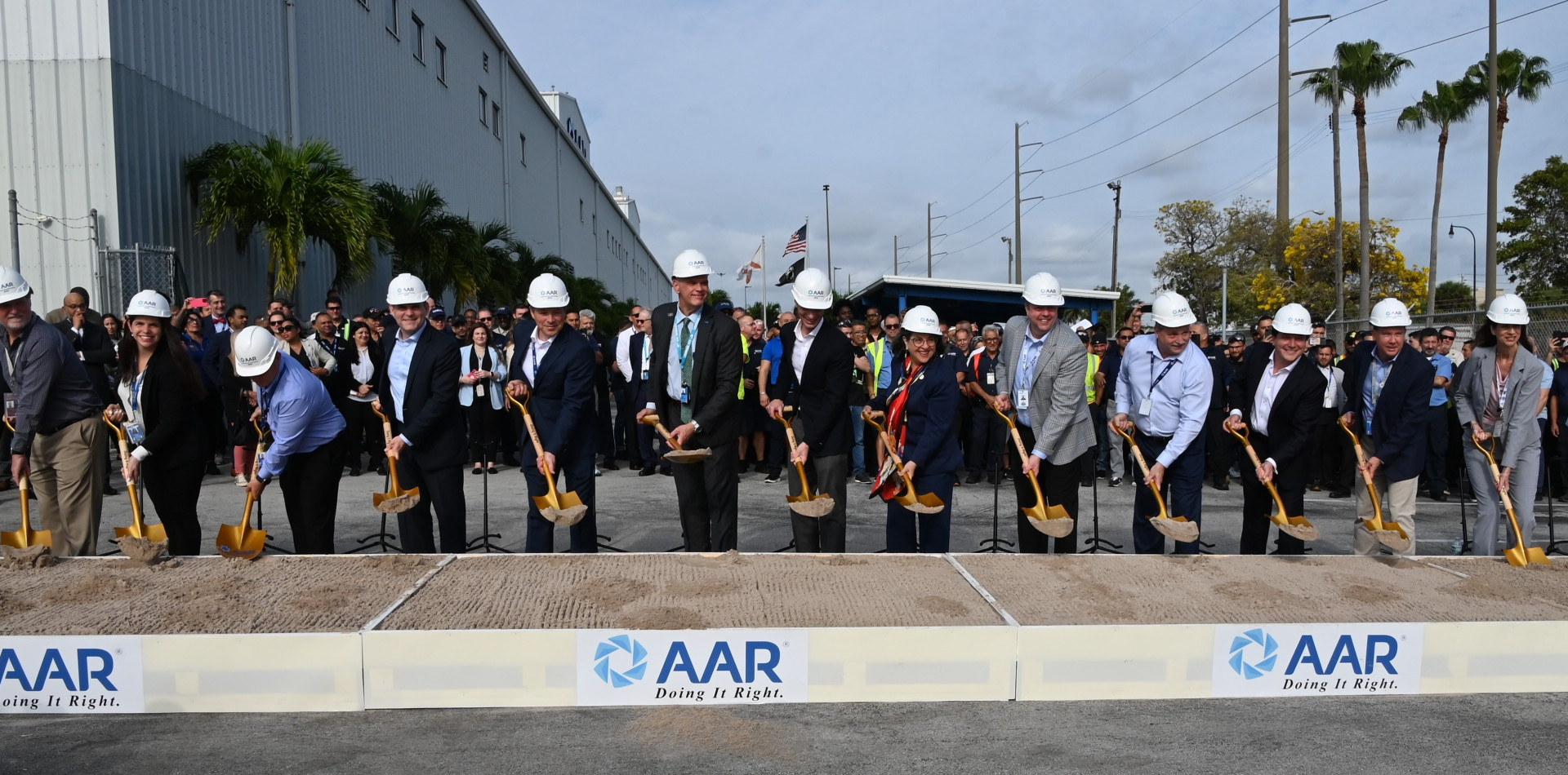 AAR breaks ground on maintenance facility expansion at MIA
