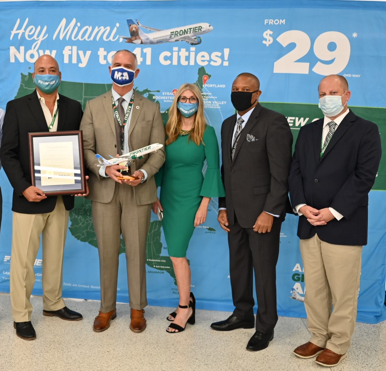 Frontier Airlines announces nine new Miami routes