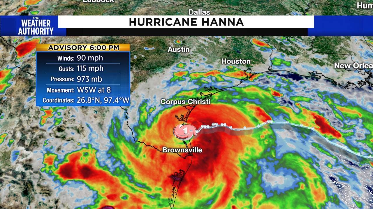 WEATHER UPDATE: Monitoring of Hurricane Hanna (Updated Status)