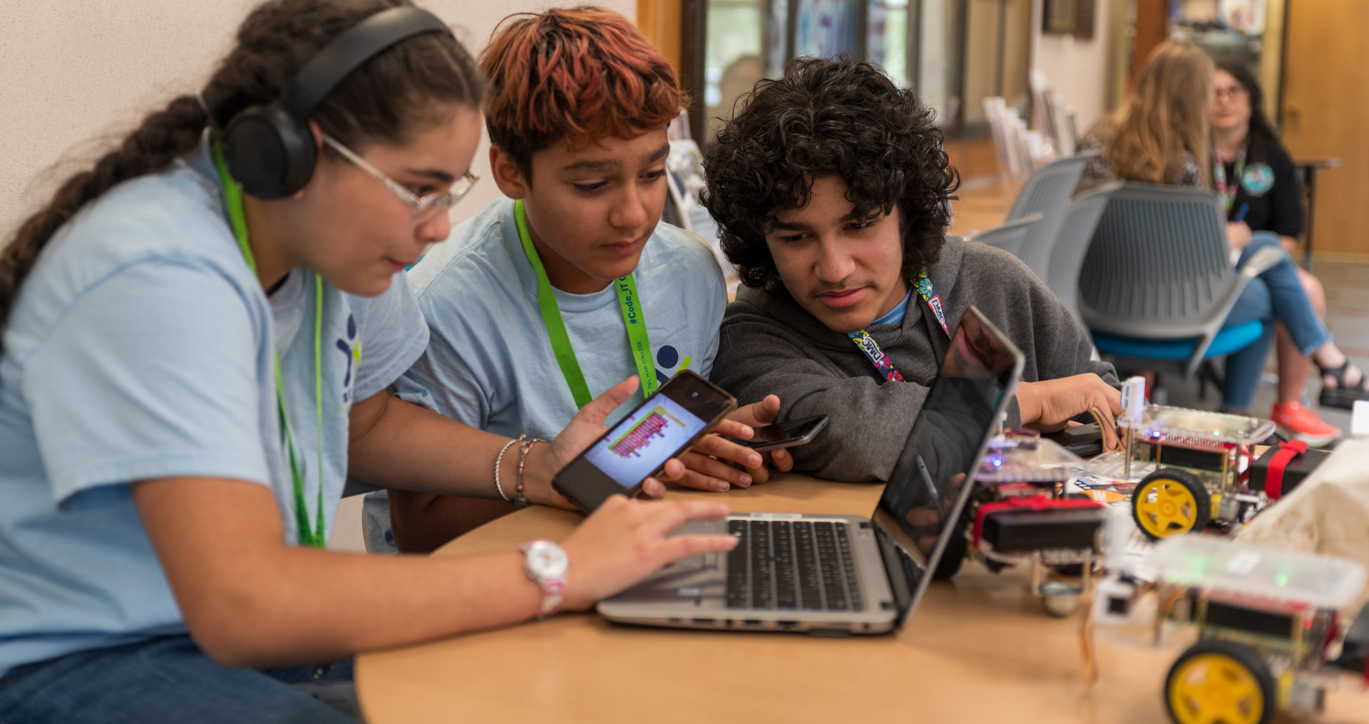 #Code_IT Campers learn to build and program robots with focus on ...