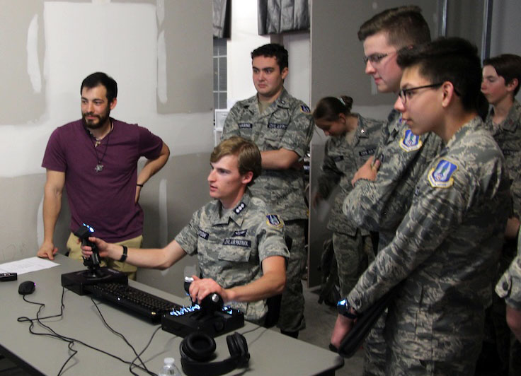 Virginia Cadets Experience Virtual, Augmented Reality