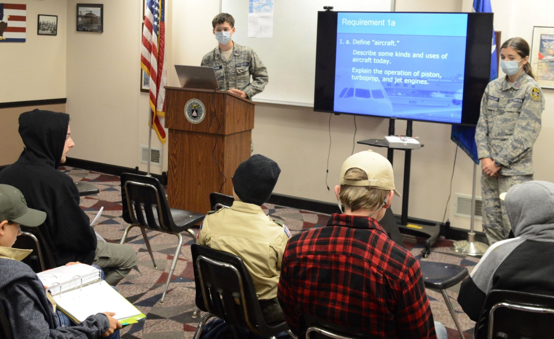 Minnesota Squadron Shares Aviation Knowledge with Scouts