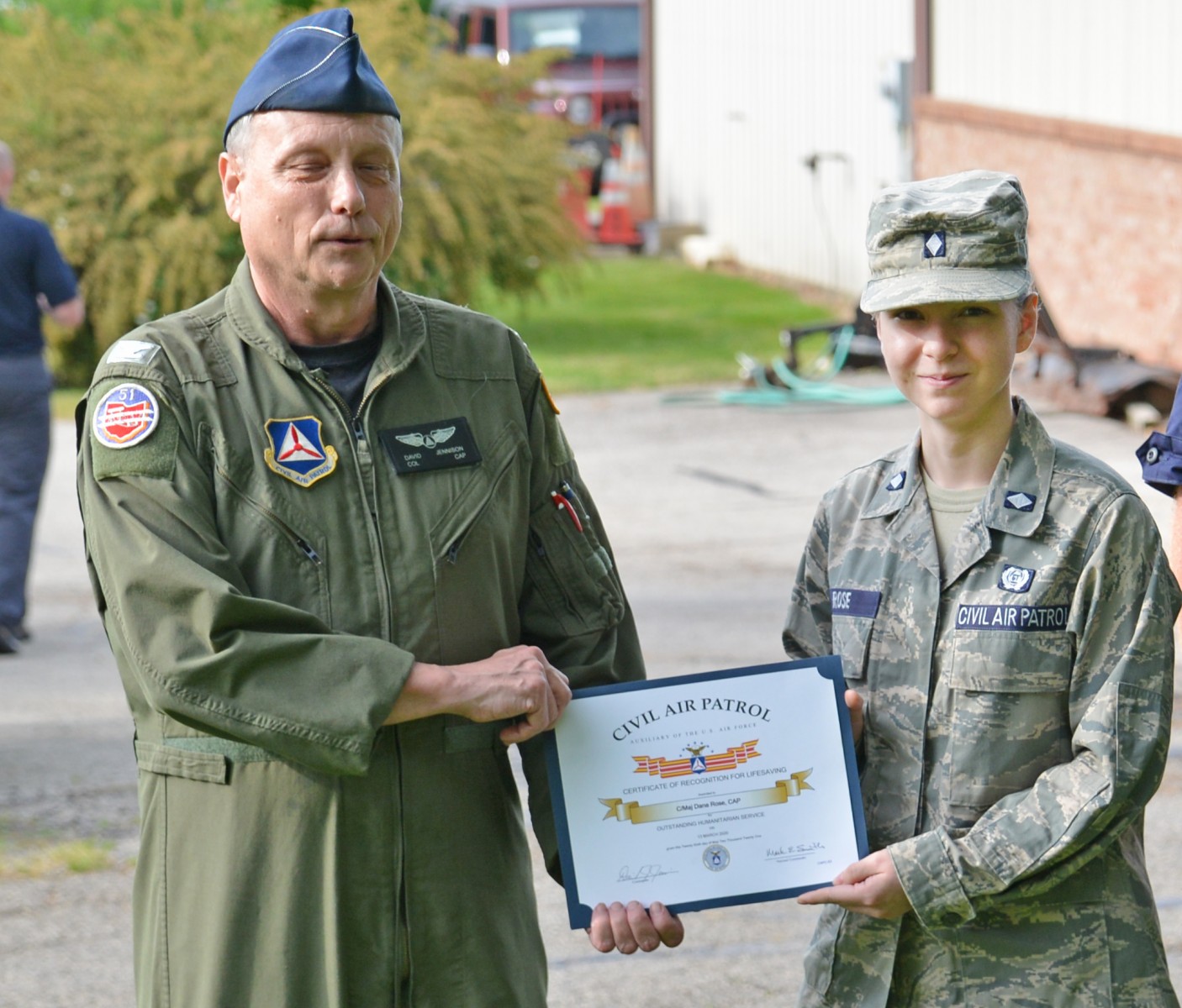 Ohio Cadet Honored for Saving Mother's Life