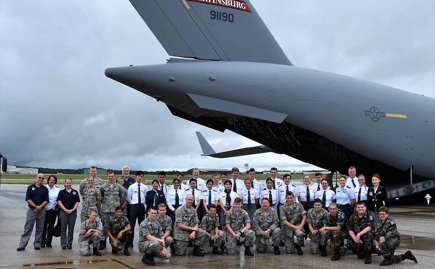 IACE, CAP Cadets Share C-17 Ride