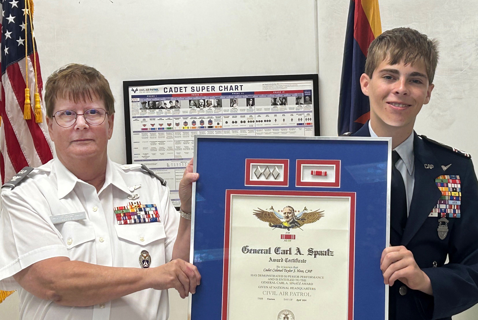 Arizona Cadet Receives Spaatz Award