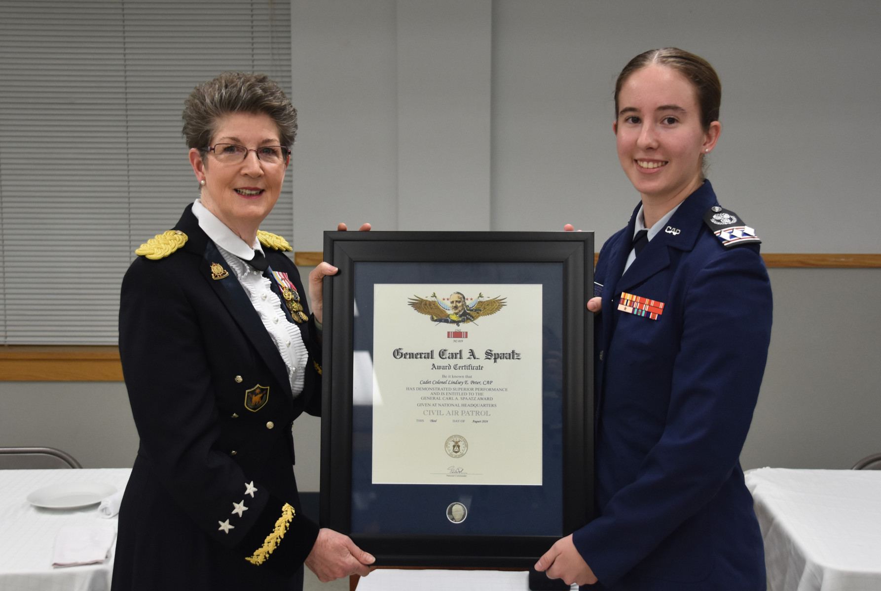 North Carolina Cadet Receives Spaatz Award