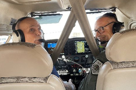 State Adjutant General Flies with South Dakota Wing