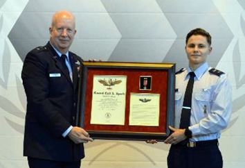 Germany-Based Cadet Honored with Spaatz Award