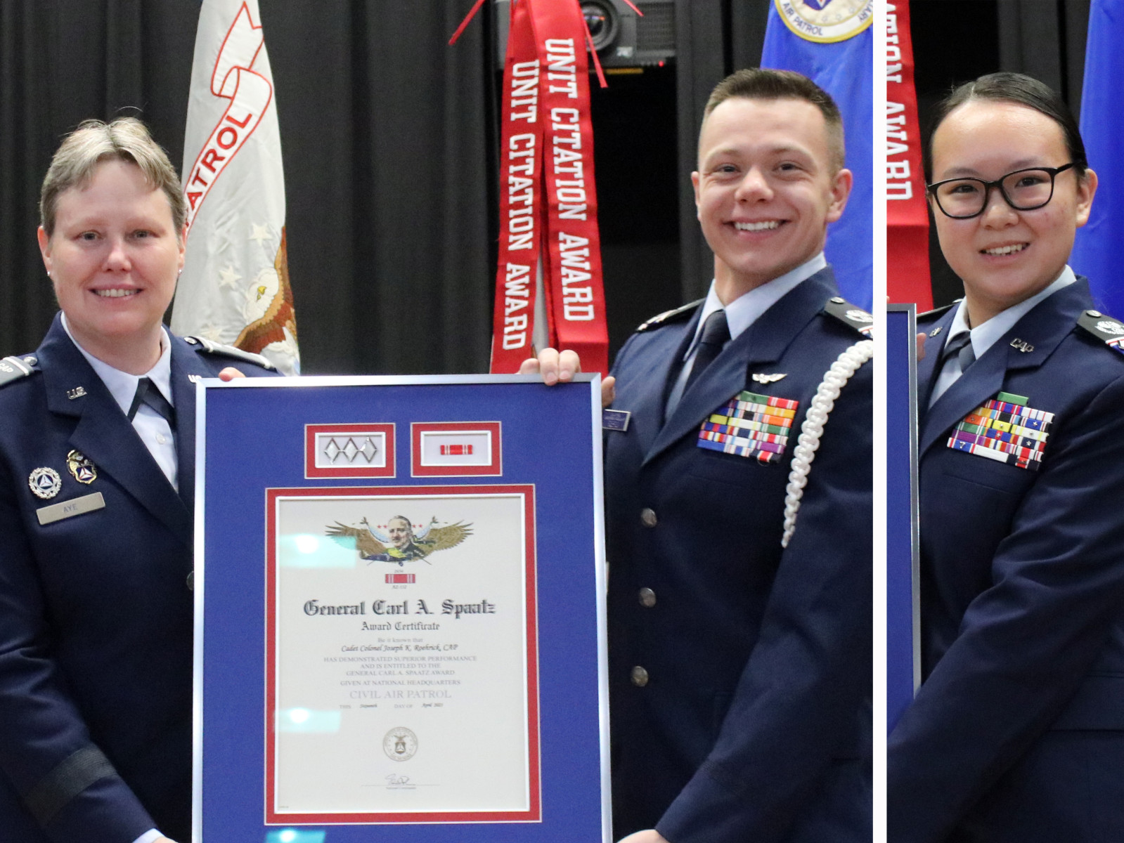 Arizona Wing Pair Presented Spaatz Awards