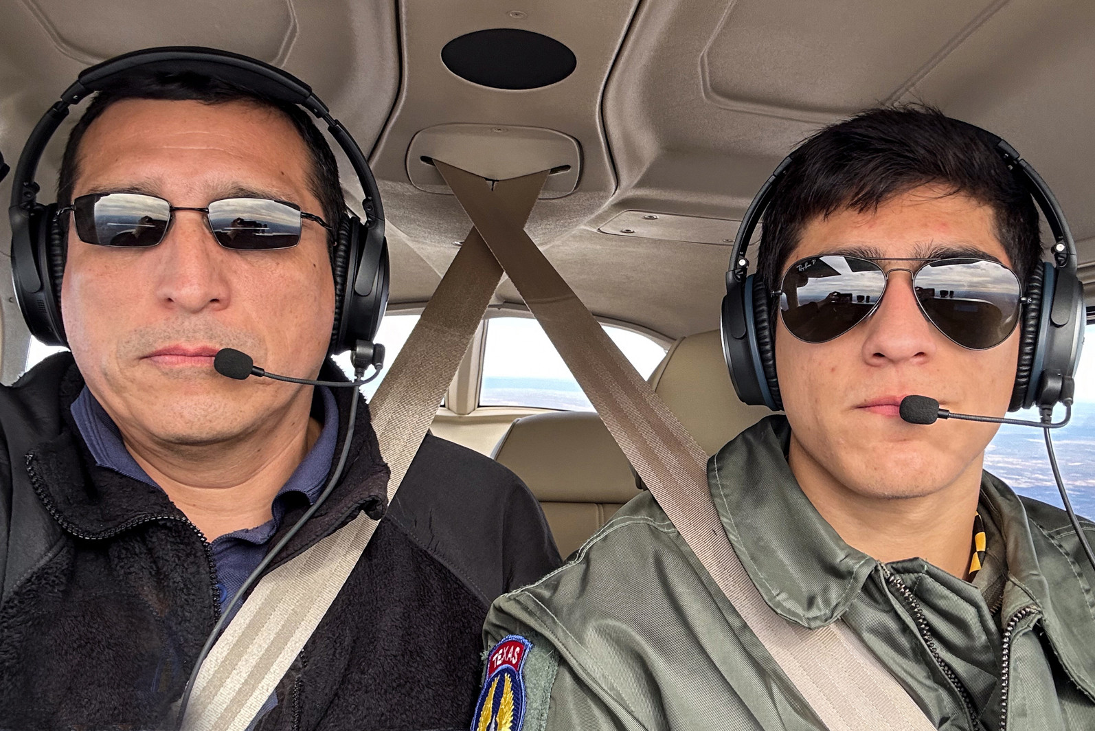 Texas Father-Son Pilot Team Deliver New Aircraft