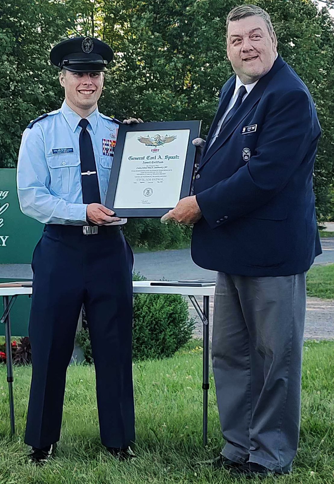 Maine Wing Member Achieves Highest Cadet Honor