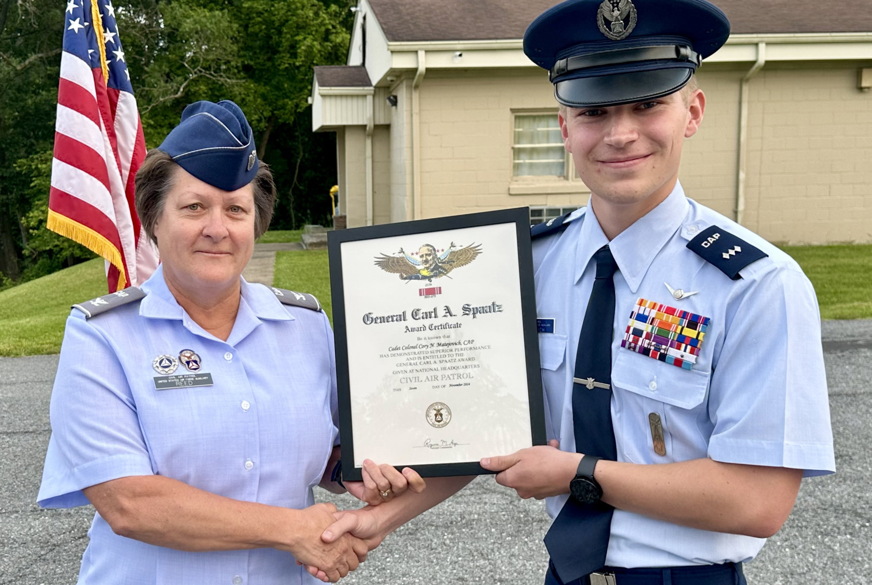 Maryland Cadet Gains Spaatz Award