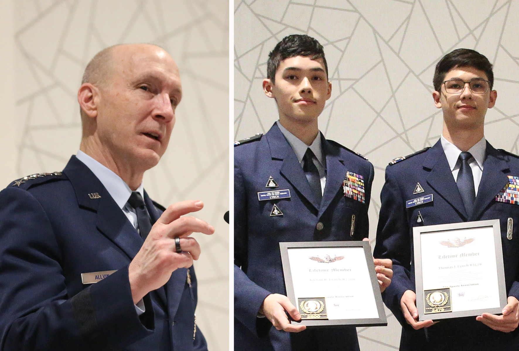 Air Force Chief of Staff Praises Spaatz Recipients; Brothers Receive ...