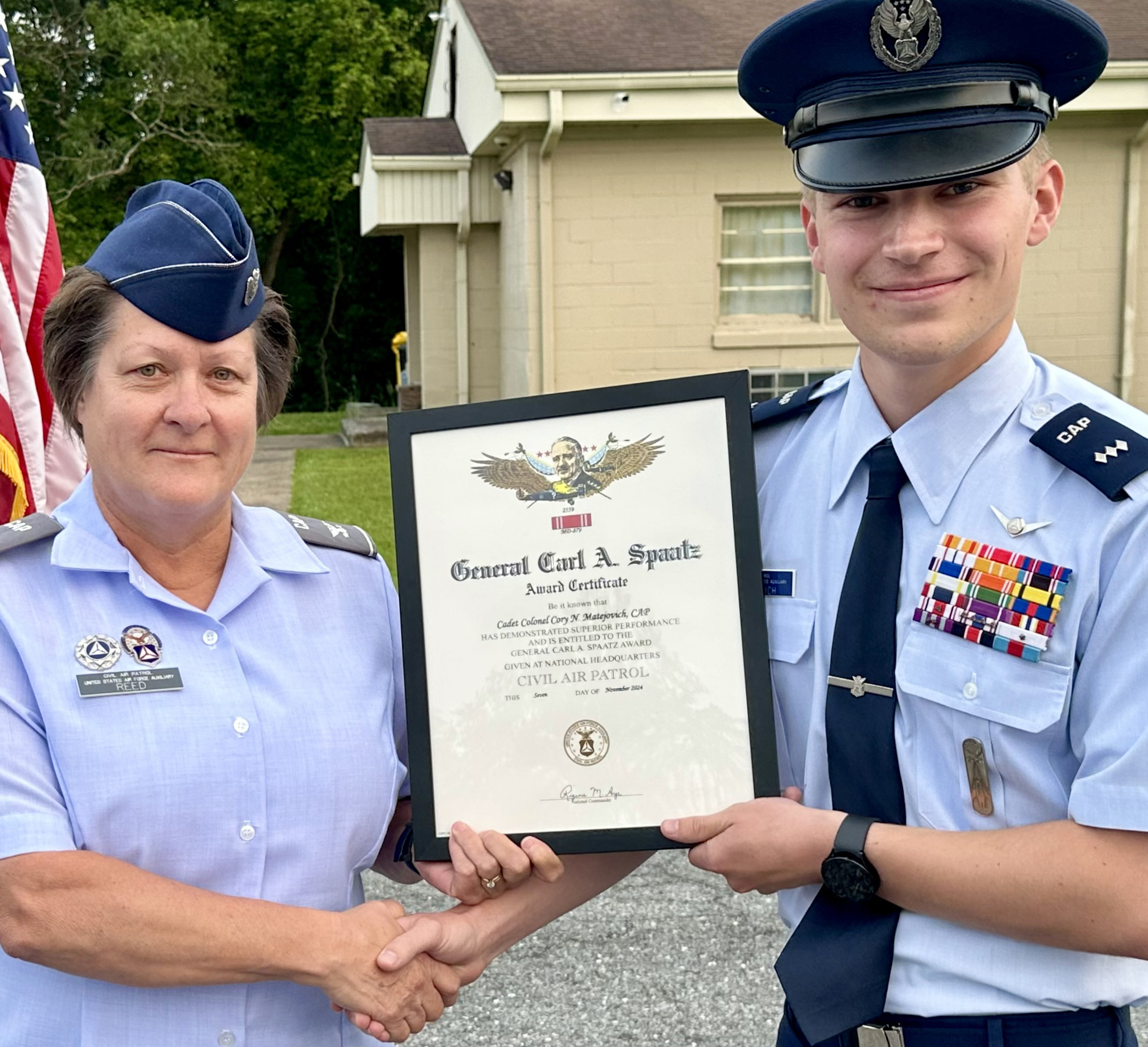 Maryland Cadet Gains Spaatz Award