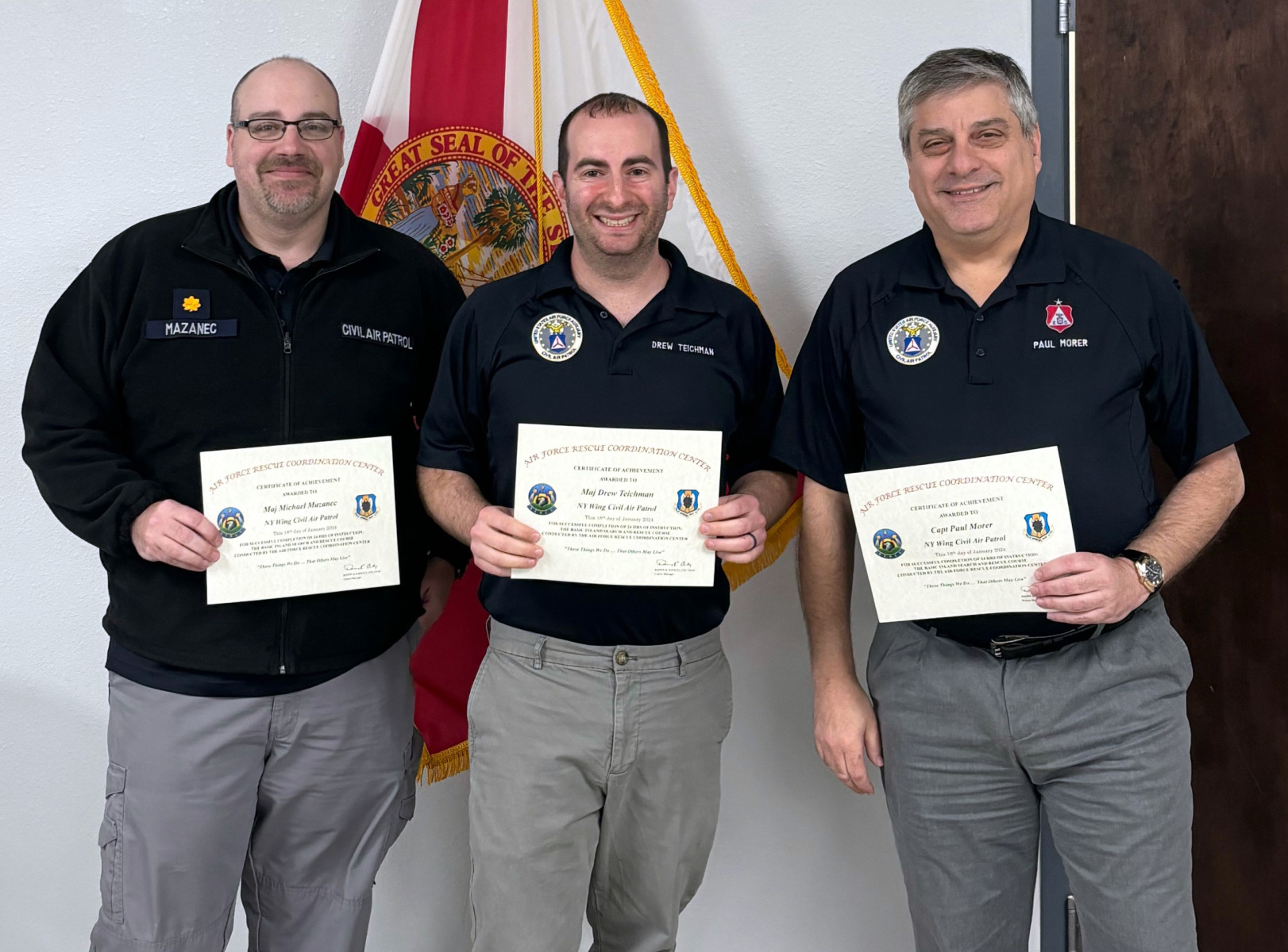 New York Wing Trio Focus on Incident Management