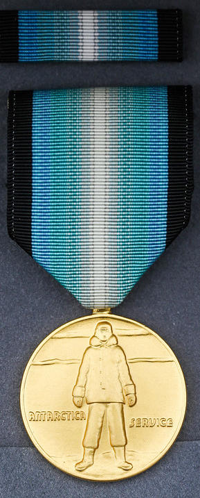 Barger Awarded Antarctica Medal for 1956-57 Mission as CAP Cadet