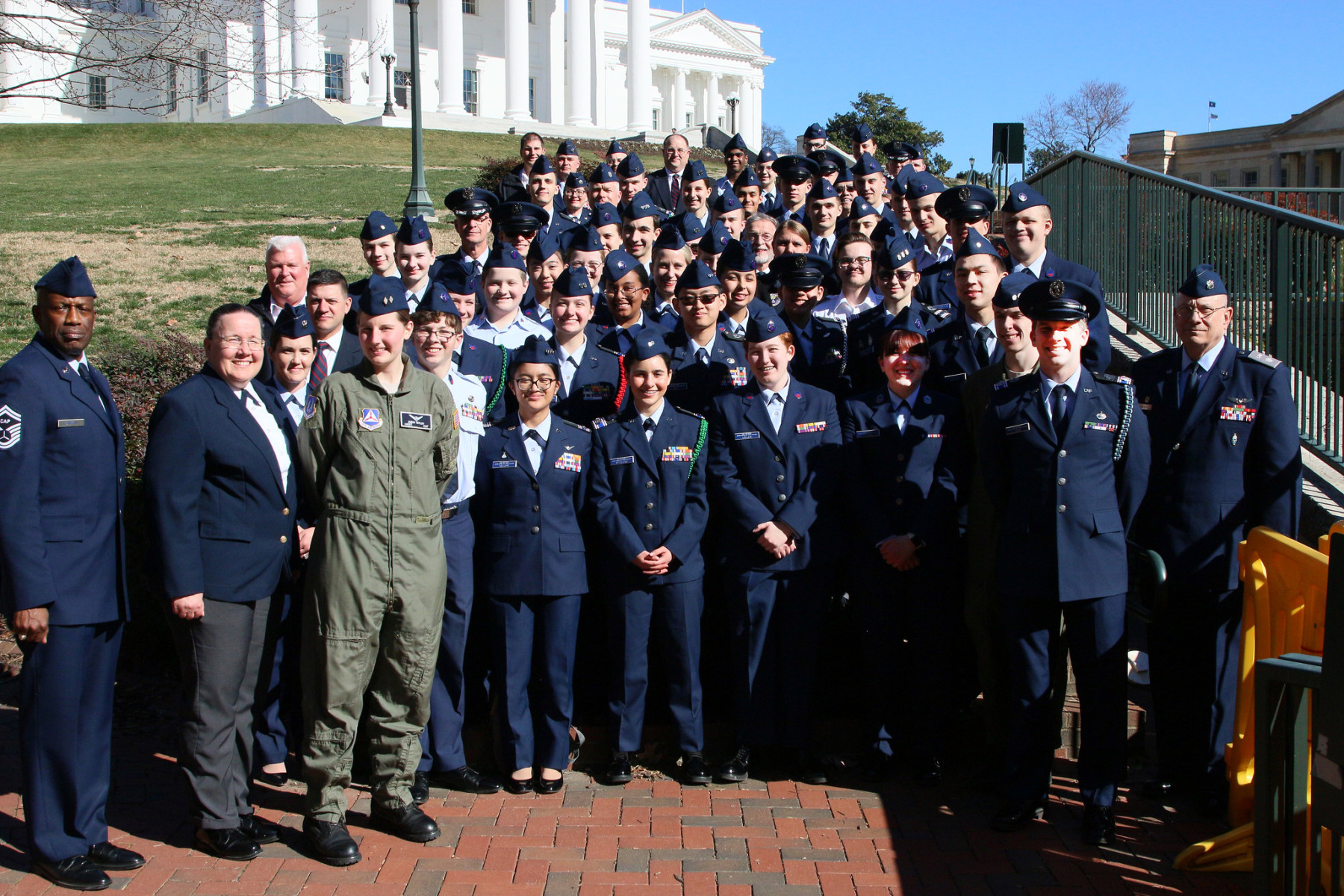 Virginia Wing Visits State Lawmakers