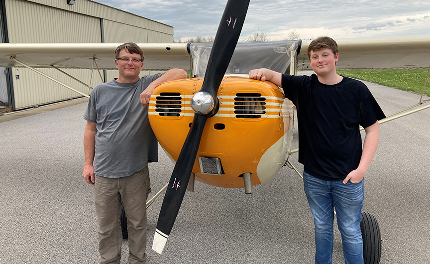 Cadet Earns 'Wings' with Ray Foundation Support