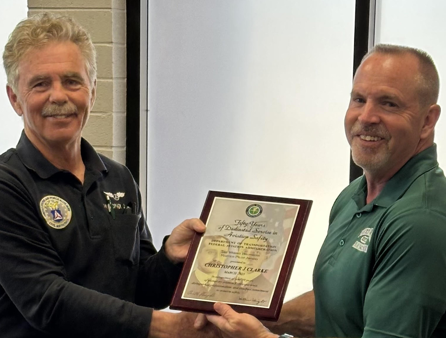 Idaho Wing Squadron Commander Honored as FAA 'Master Pilot'