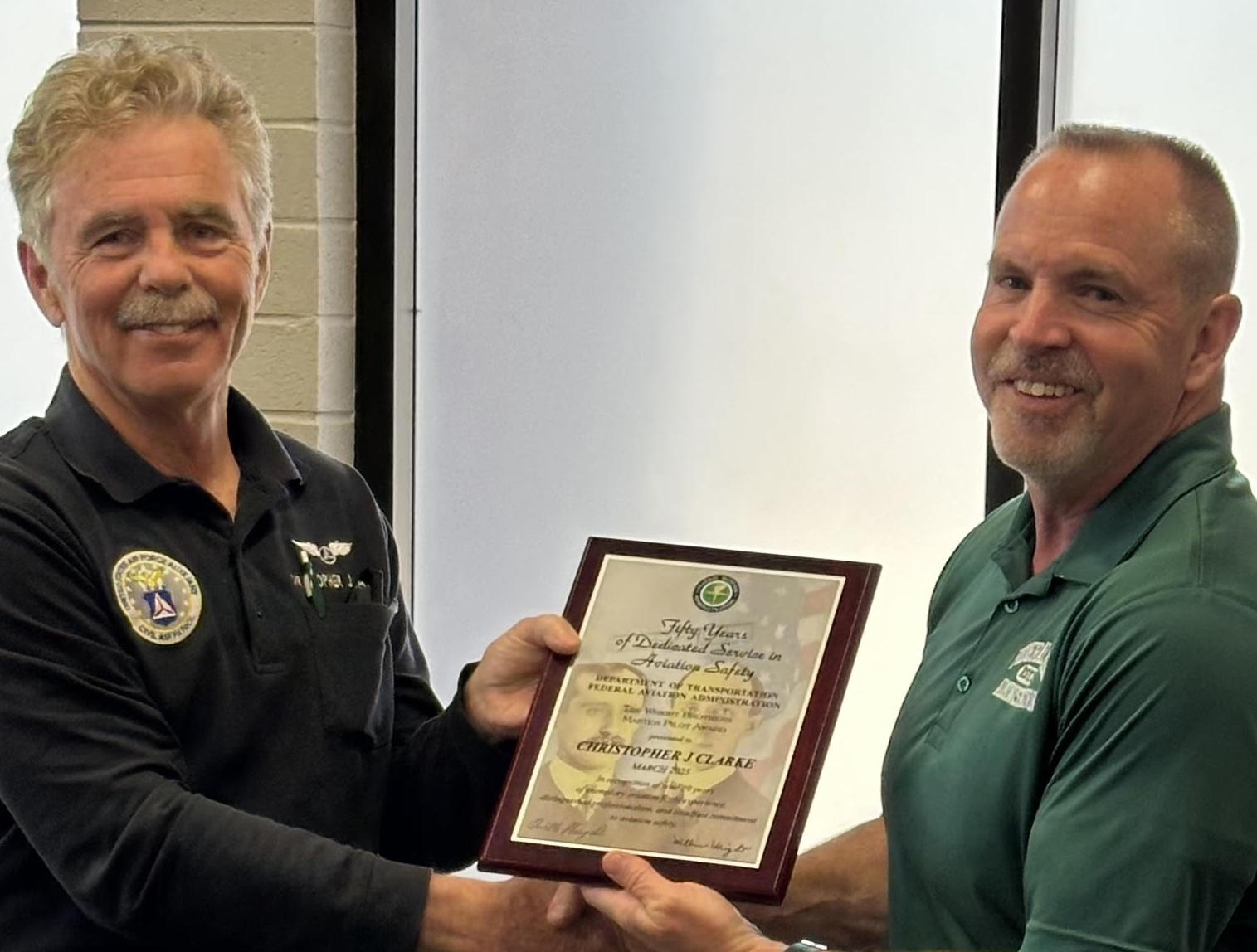 Idaho Wing Squadron Commander Honored as FAA 'Master Pilot'