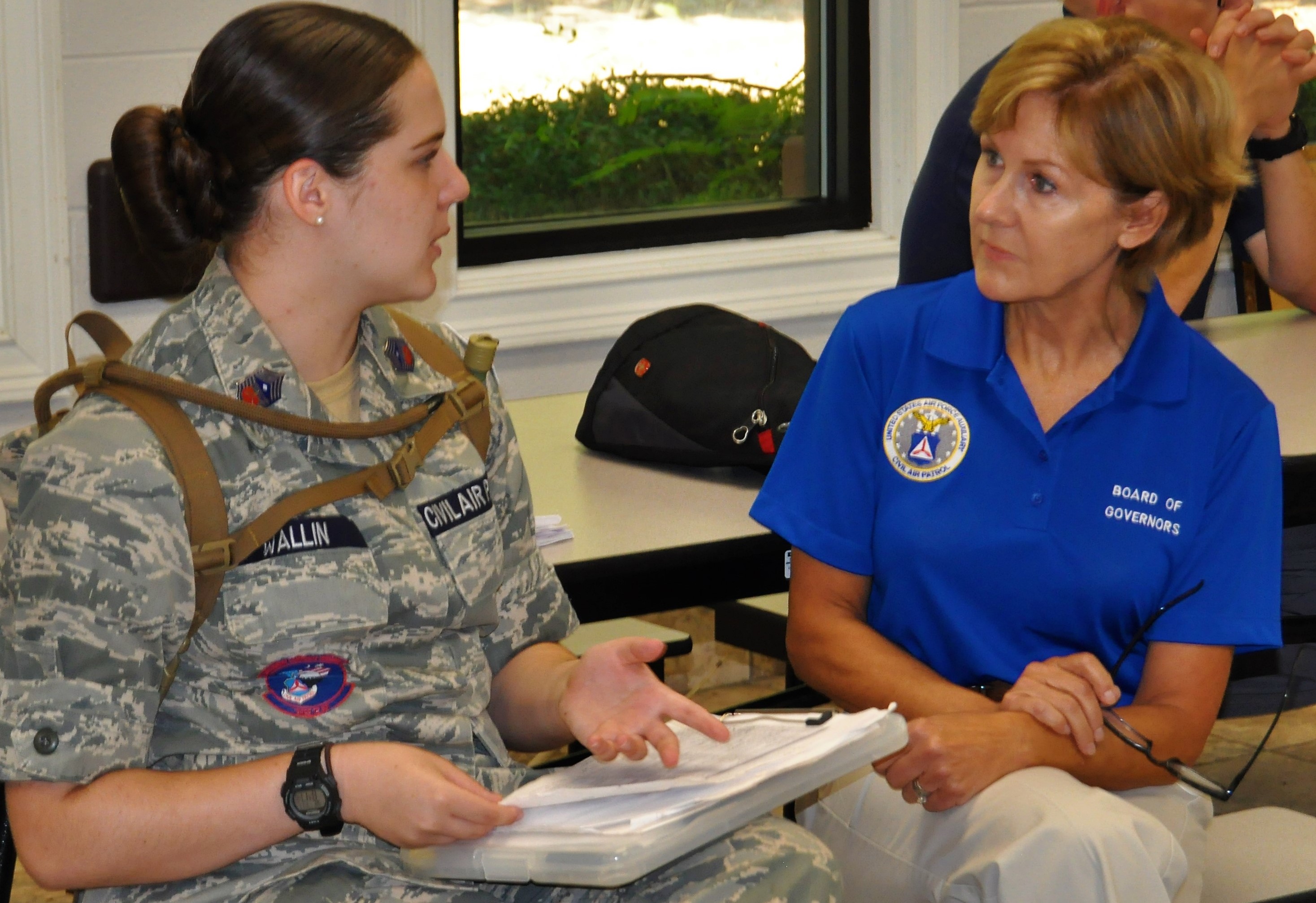 BoG Chairman Makes First Encampment Visit, Praises S.C. Wing Event's Cadets